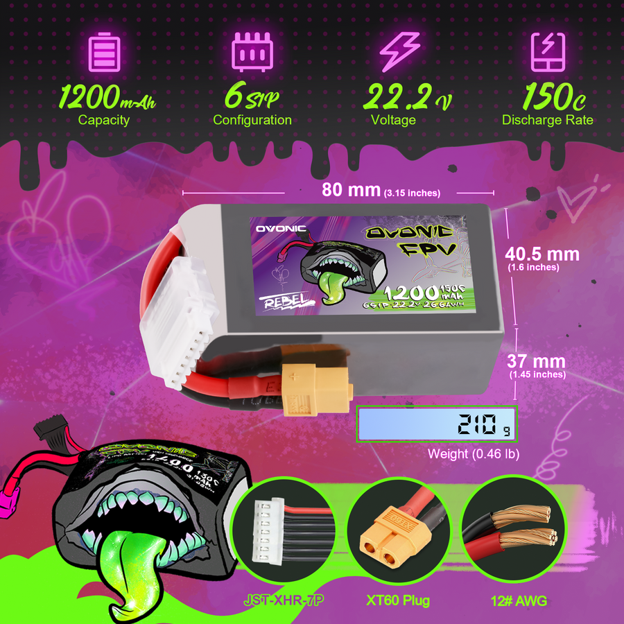 Ovonic Official Store - RC Hobby FPV Heli Lipo Battery & Chargers – Ampow