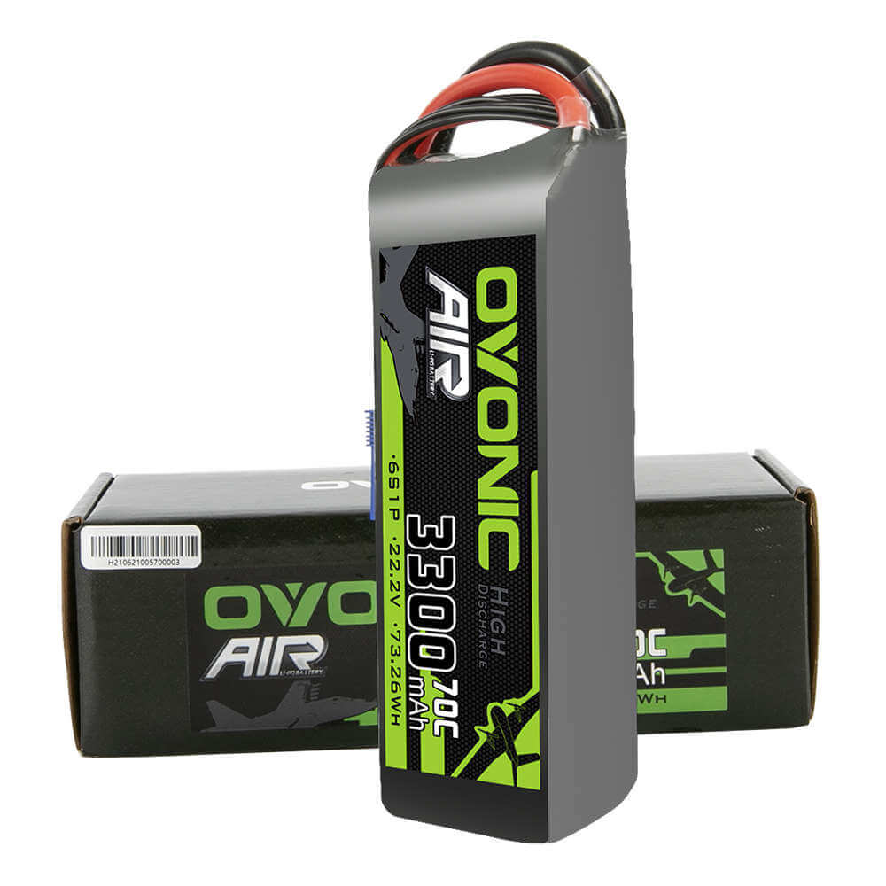 Ovonic 70C 6S 3300mAh 22.2V LiPo Battery EC5 Plug for RC Aircraft CAR ...