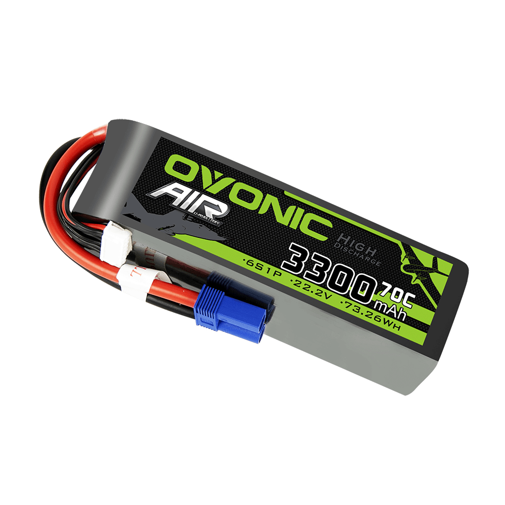 Ovonic 70C 6S 3300mAh 22.2V LiPo Battery EC5 Plug for RC Aircraft CAR ...
